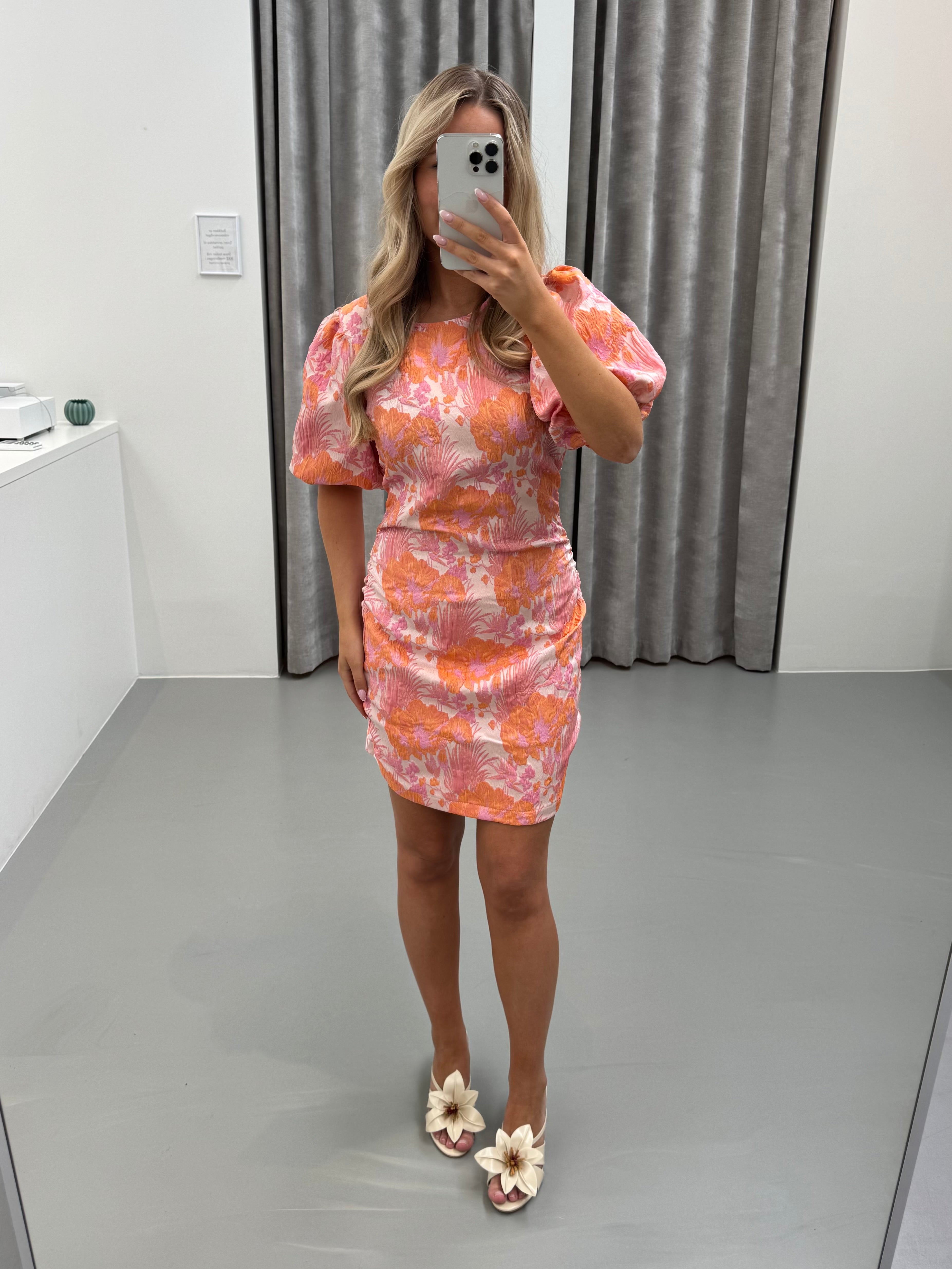 Amara kjole orange – Astrid Frank